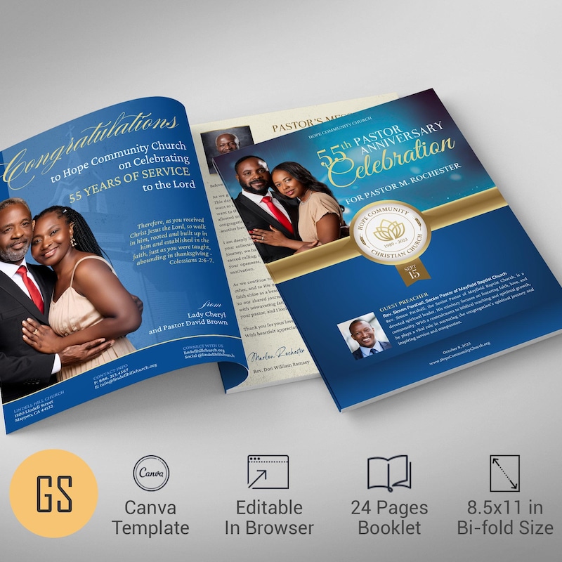 Pastors Appreciation Booklet - Etsy