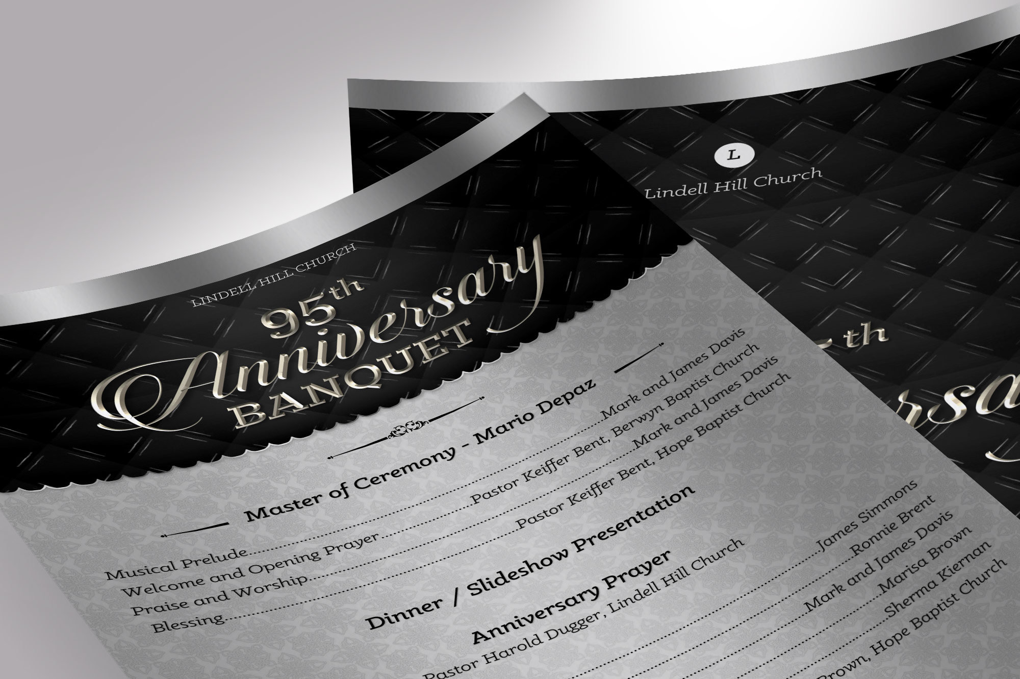 Pastors Banquet Program Agenda Template 4 Awards Event Program
