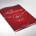 Red Silver Anniversary Gala Program Template, Canva Template ...