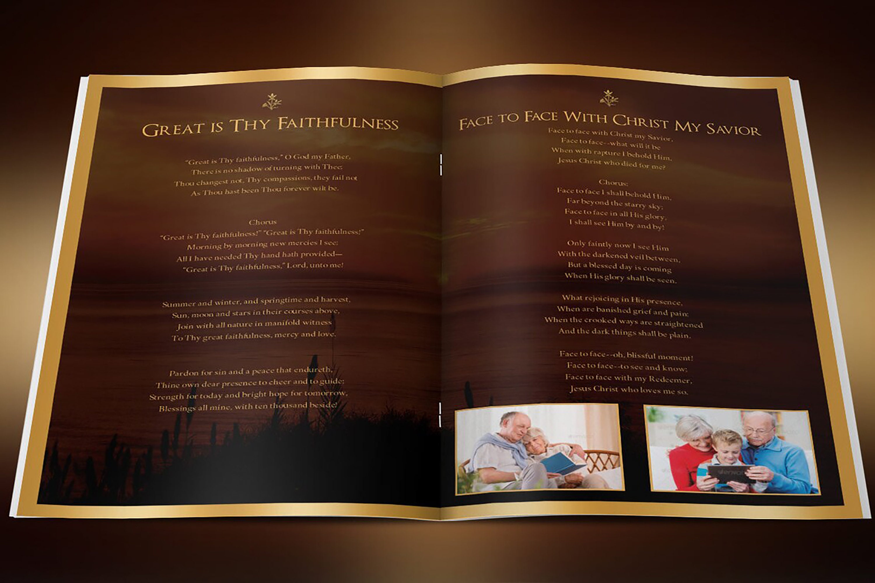 Sunset Funeral Program Template: Celebration of Life (digital Download ...