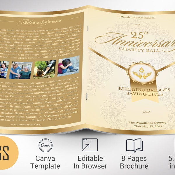 Souvenir Booklet Template - Etsy
