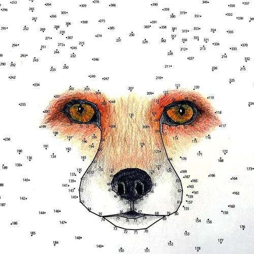 Tiger Extreme Dot to Dot PDF Activity and Coloring Page - Etsy