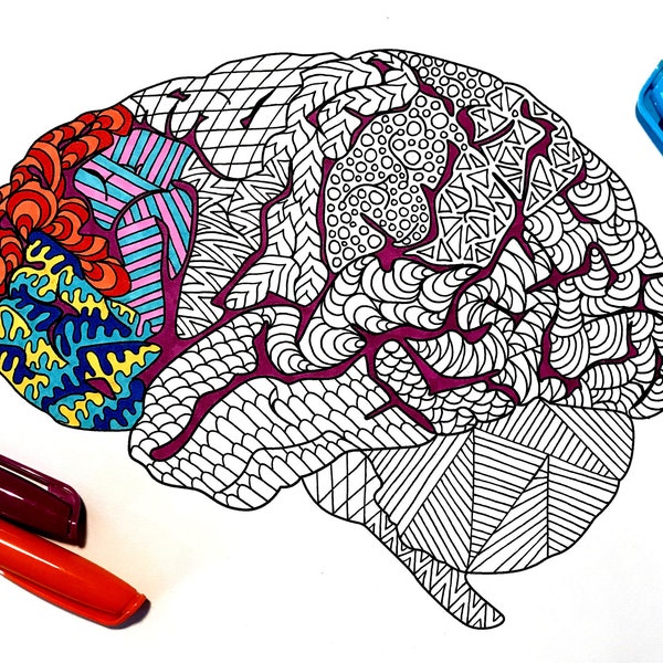 Coloring Pages for Adults - Etsy