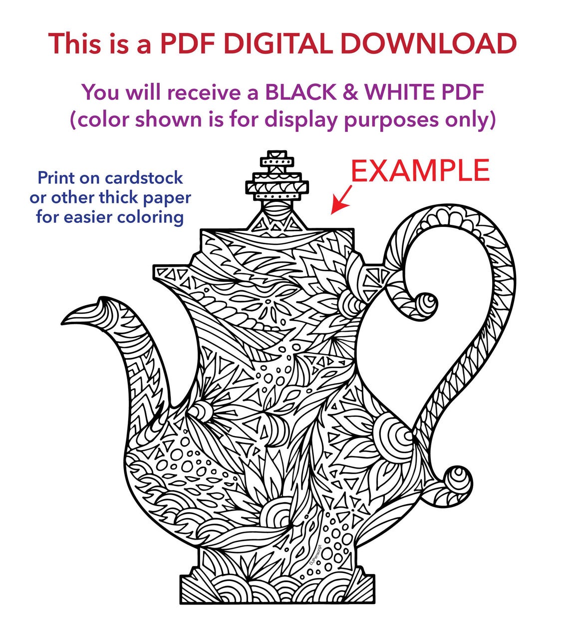 Fruit Bookmarks - PDF Coloring Page - Orange, Watermelon, Cherry ...