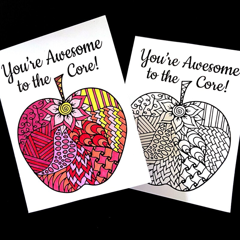 Apple Pun Card - Etsy