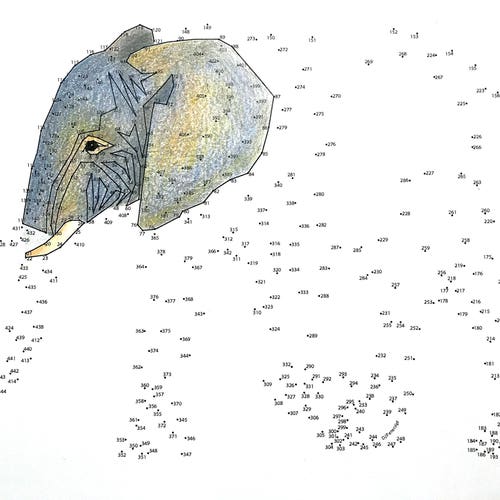 Tiger Extreme Dot to Dot PDF Activity and Coloring Page - Etsy