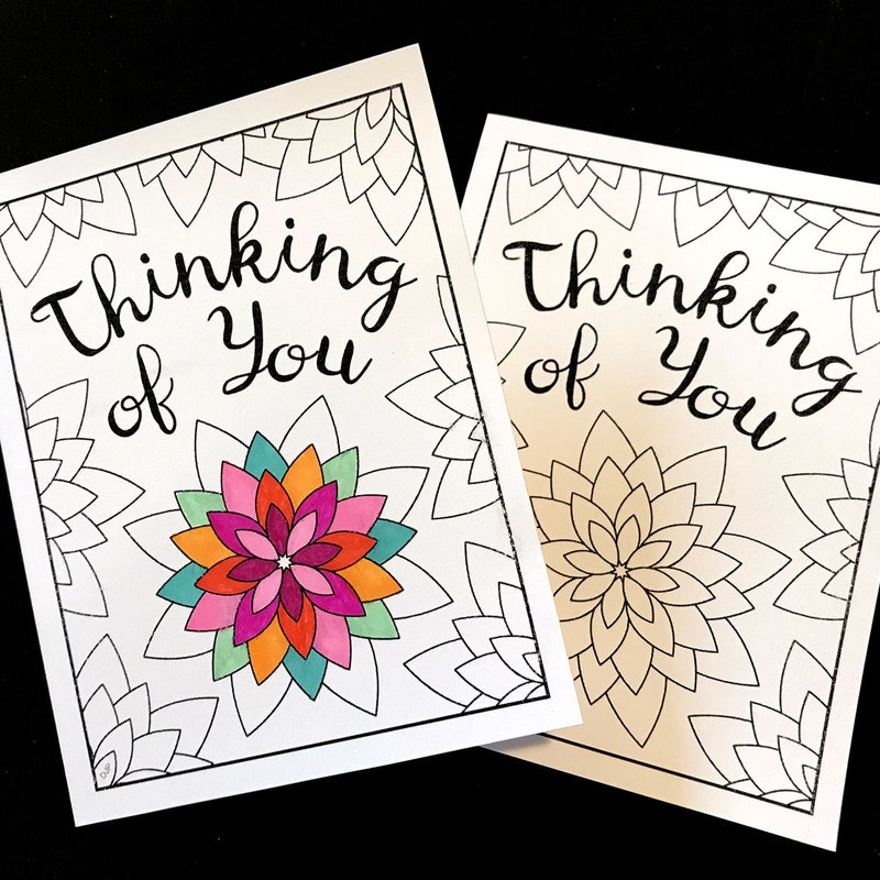 Thinking of You Card - Etsy