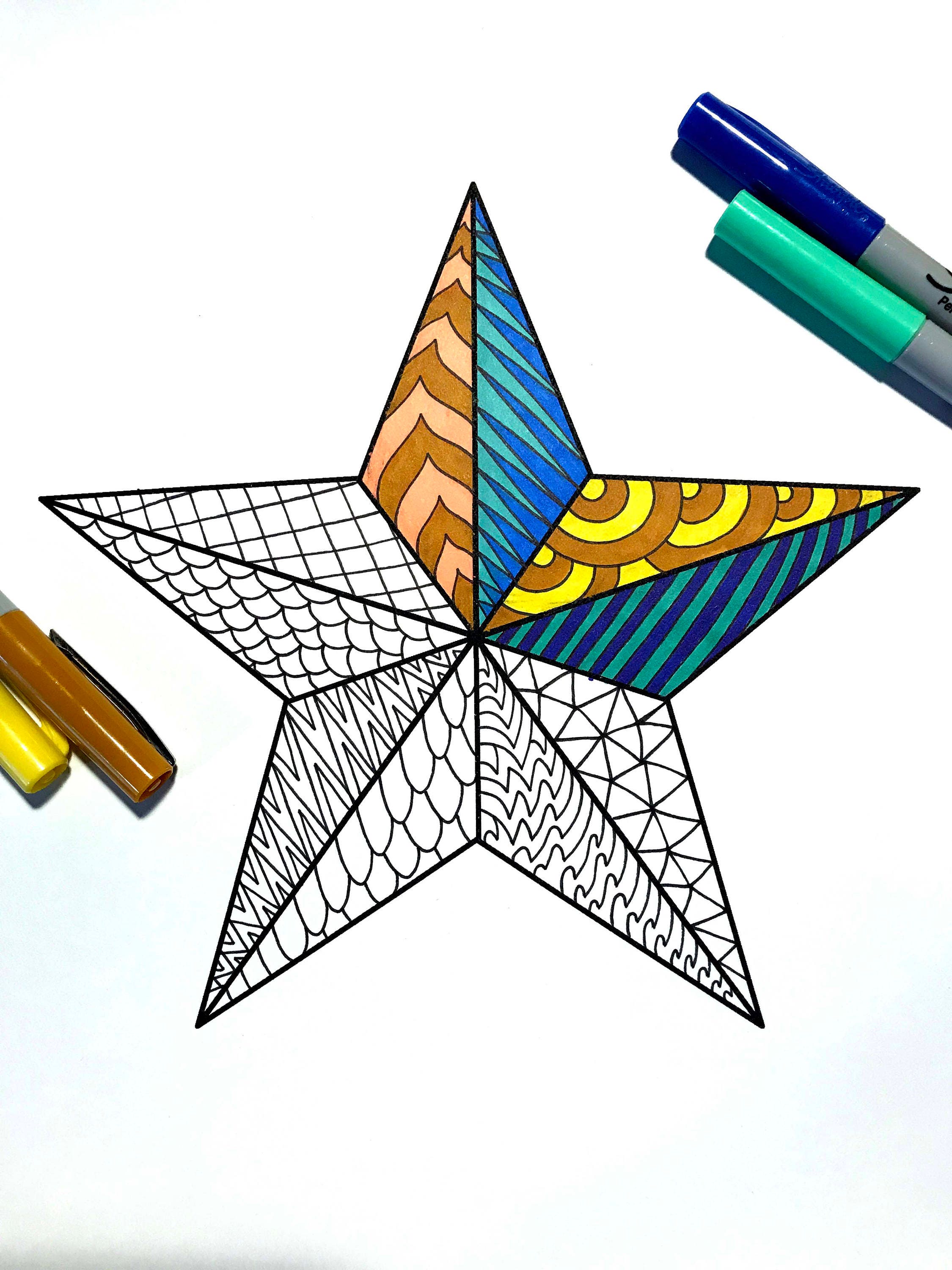 Cool Nautical Star Drawings