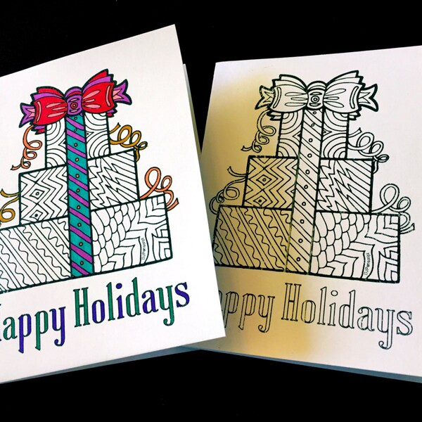 Zentangle Christmas - Etsy