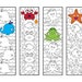 Cute Sea Animal Bookmarks - PDF Coloring Page - Whale, Crab, Octopus ...