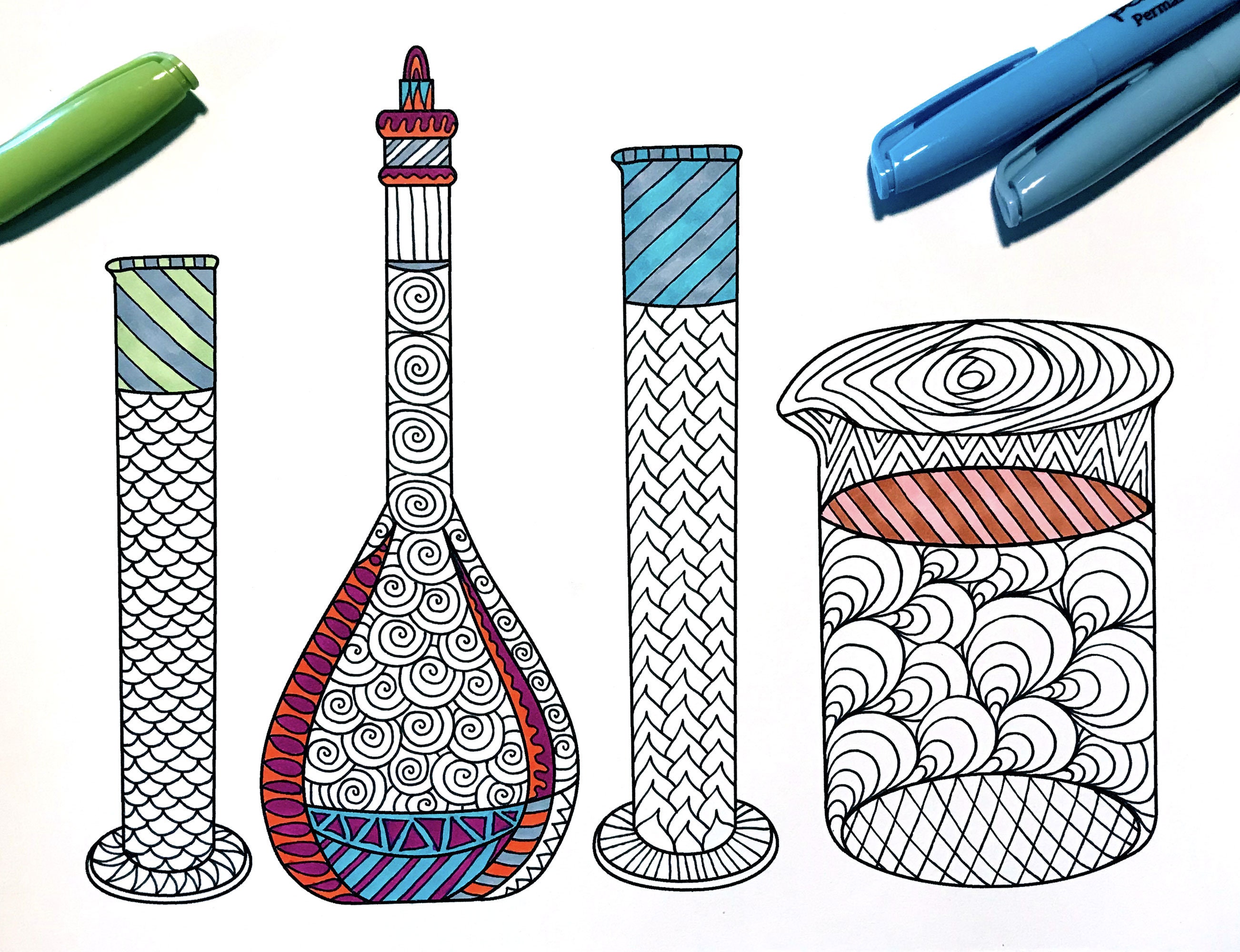 Chemistry Coloring Page