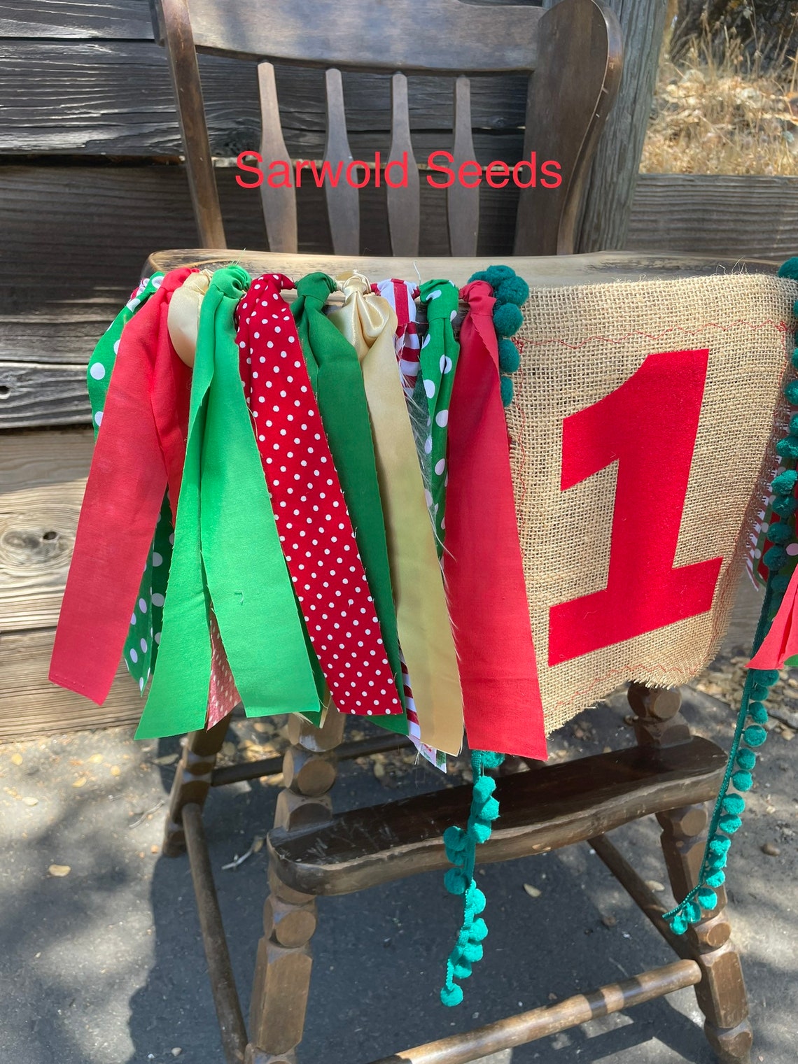 Christmas Holiday Fabric Banner Cake Smash Banner Birthday | Etsy