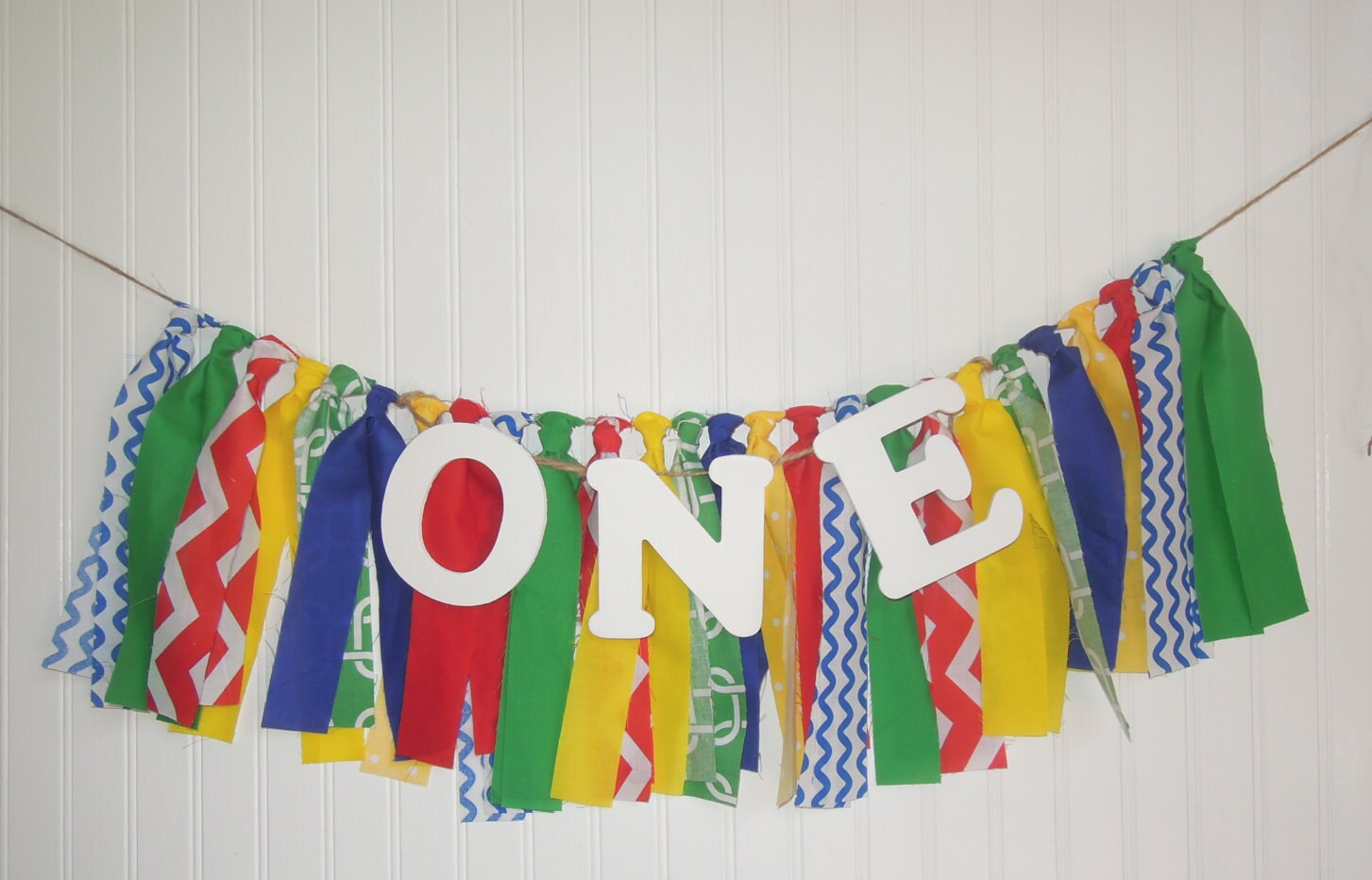 Primary Colors Banner, Birthday, High Chair, Cake Smash, Baby Shower - Etsy