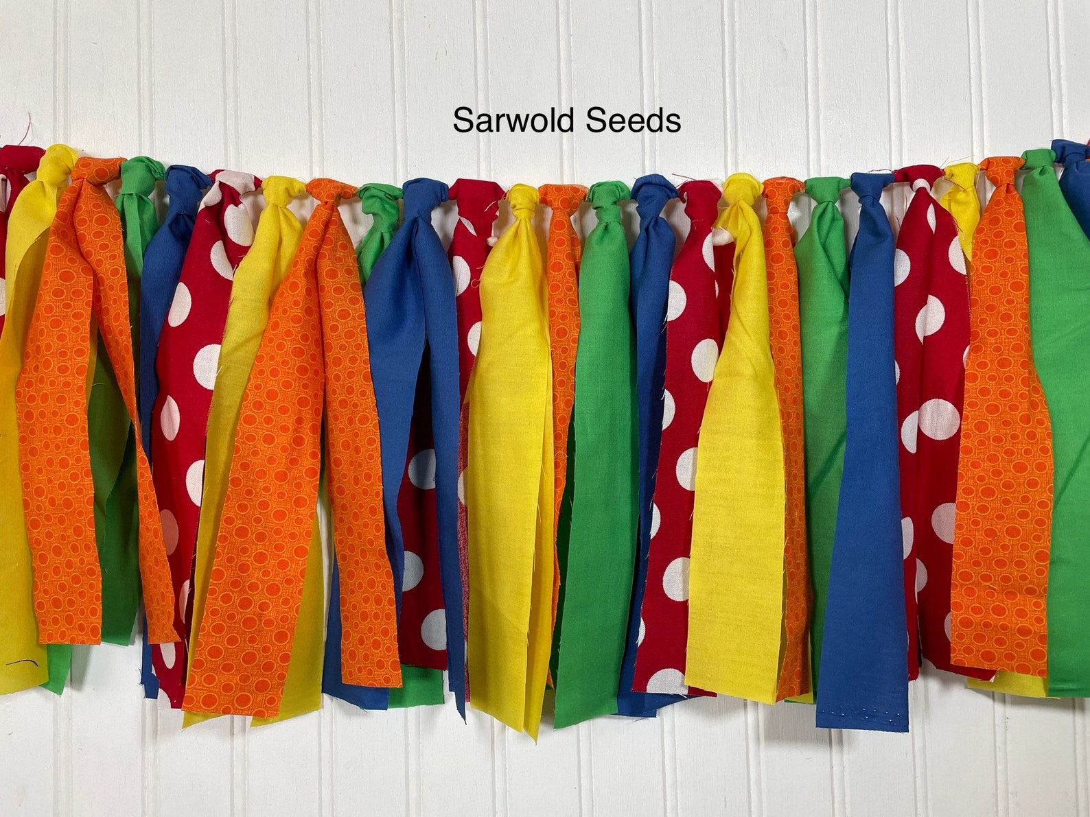 Primary Fabric Banner (kelly Green) - Etsy