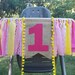 Pink Lemonade Lemonade Sunshine Fabric Banner Highchair - Etsy