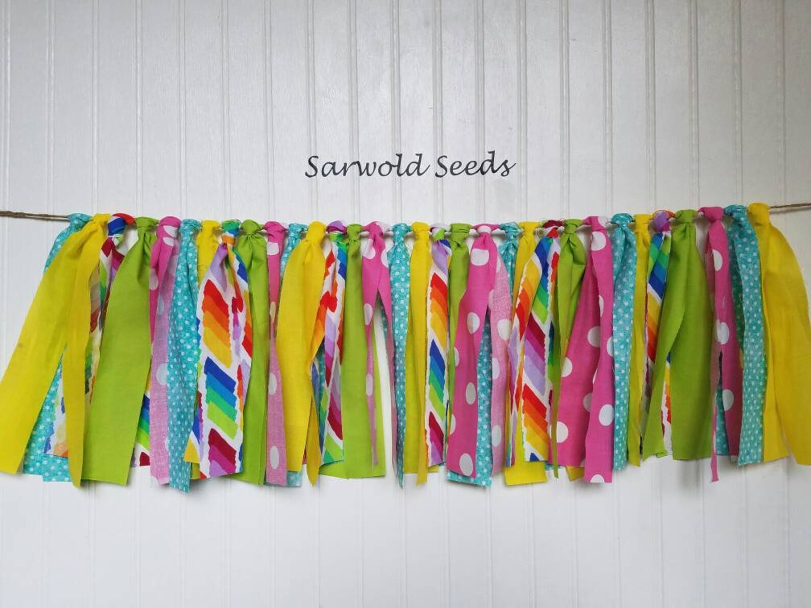 Candy Land, Candy Shoppe Fabric Banner, Highchair Banner, Birthday ...