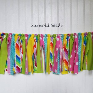 Candy Land, Candy Shoppe Fabric Banner, Highchair Banner, Birthday ...