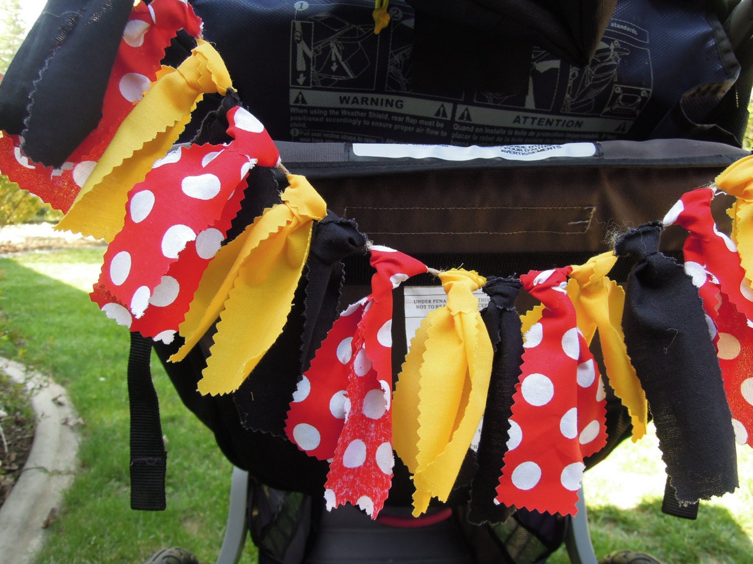 Stroller Identifier Tag Fabric Banner Stroller Finder - Etsy