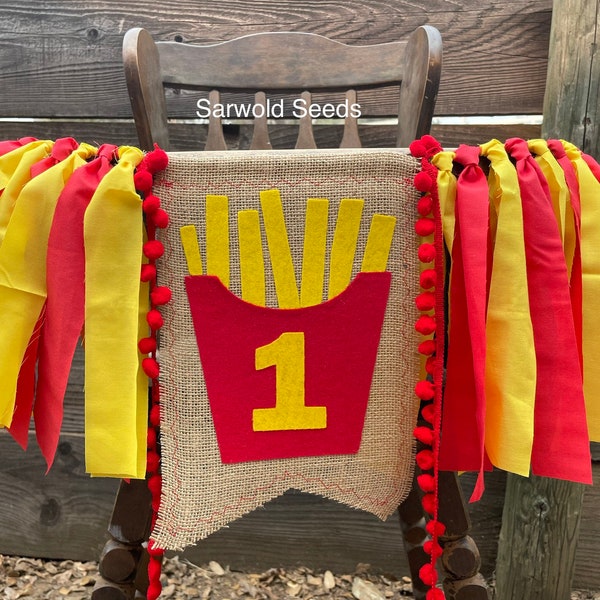 French Fry Birthday Party - Etsy