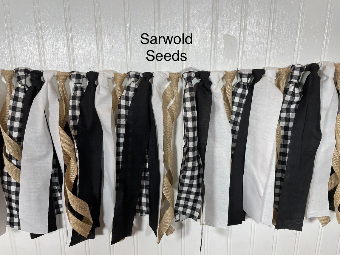 Black Buffalo Plaid With Burlap Banner Birthday Banner Wild - Etsy