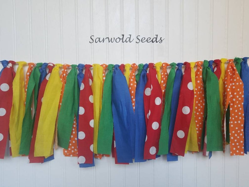 Primary Fabric Banner (kelly Green) - Etsy
