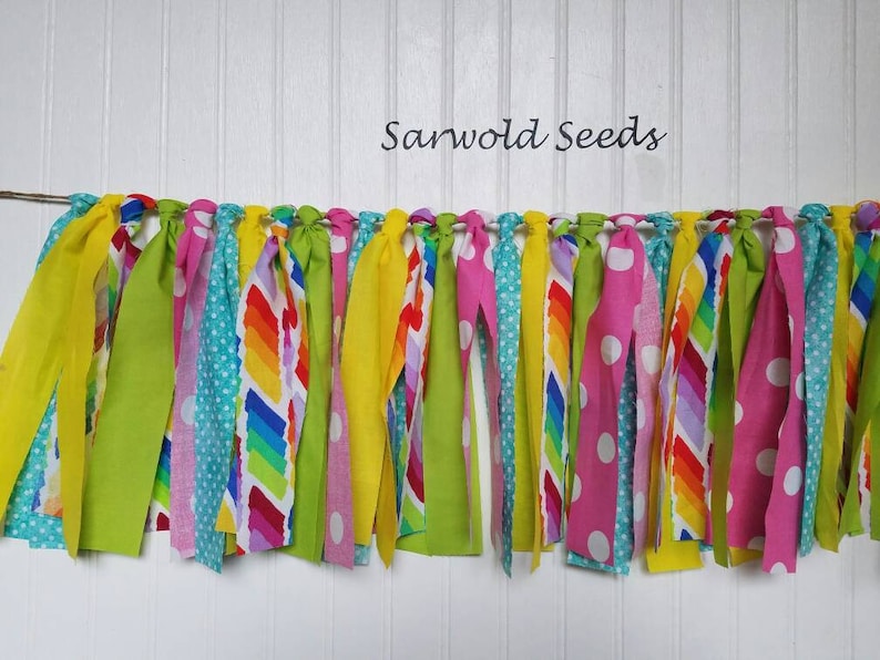 Candy Land, Candy Shoppe Fabric Banner, Highchair Banner, Birthday ...