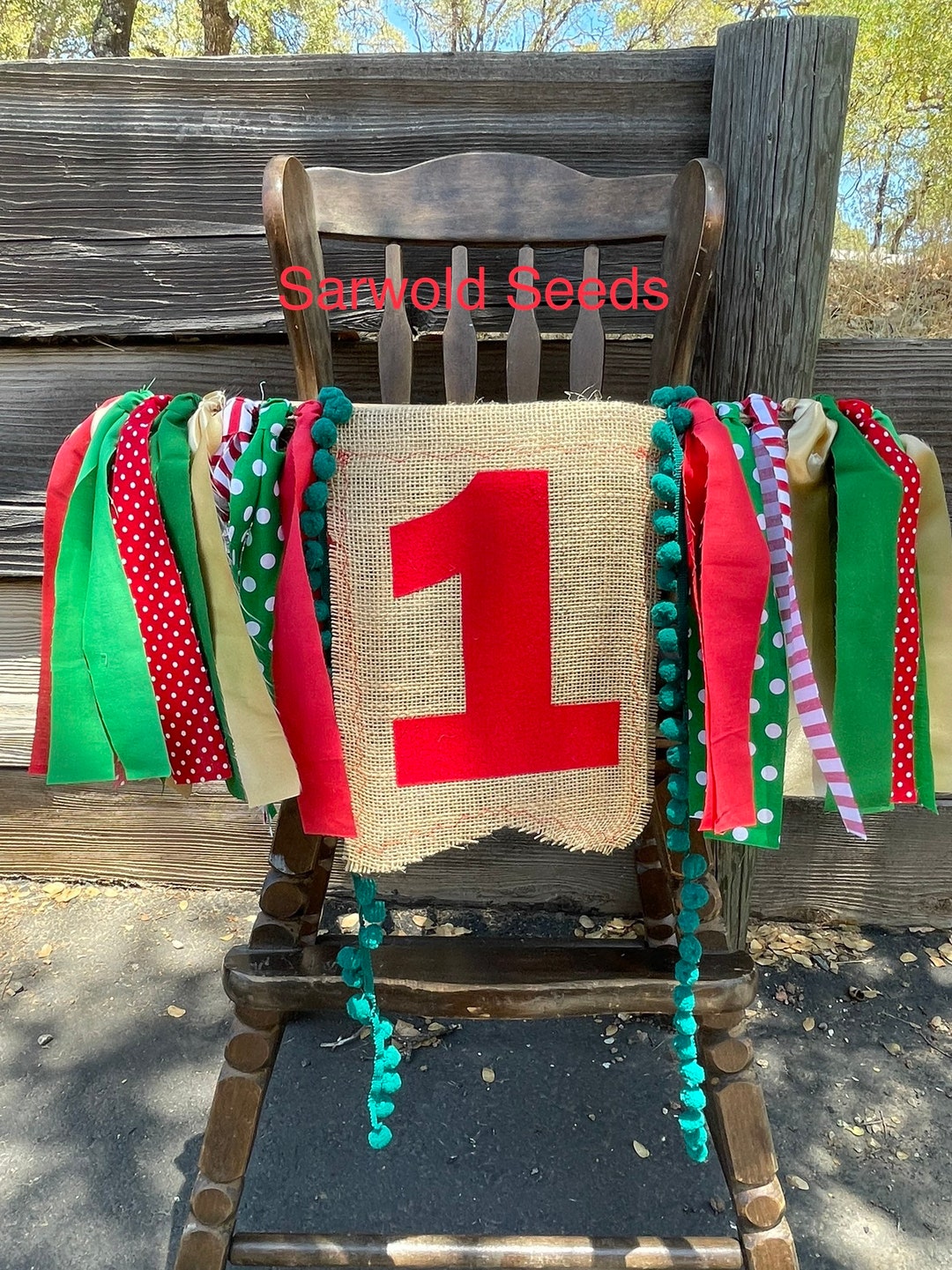 Christmas, Holiday Fabric Banner, Cake Smash Banner, Birthday Banner ...