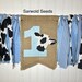 Baby Blue Cow Banner - Etsy