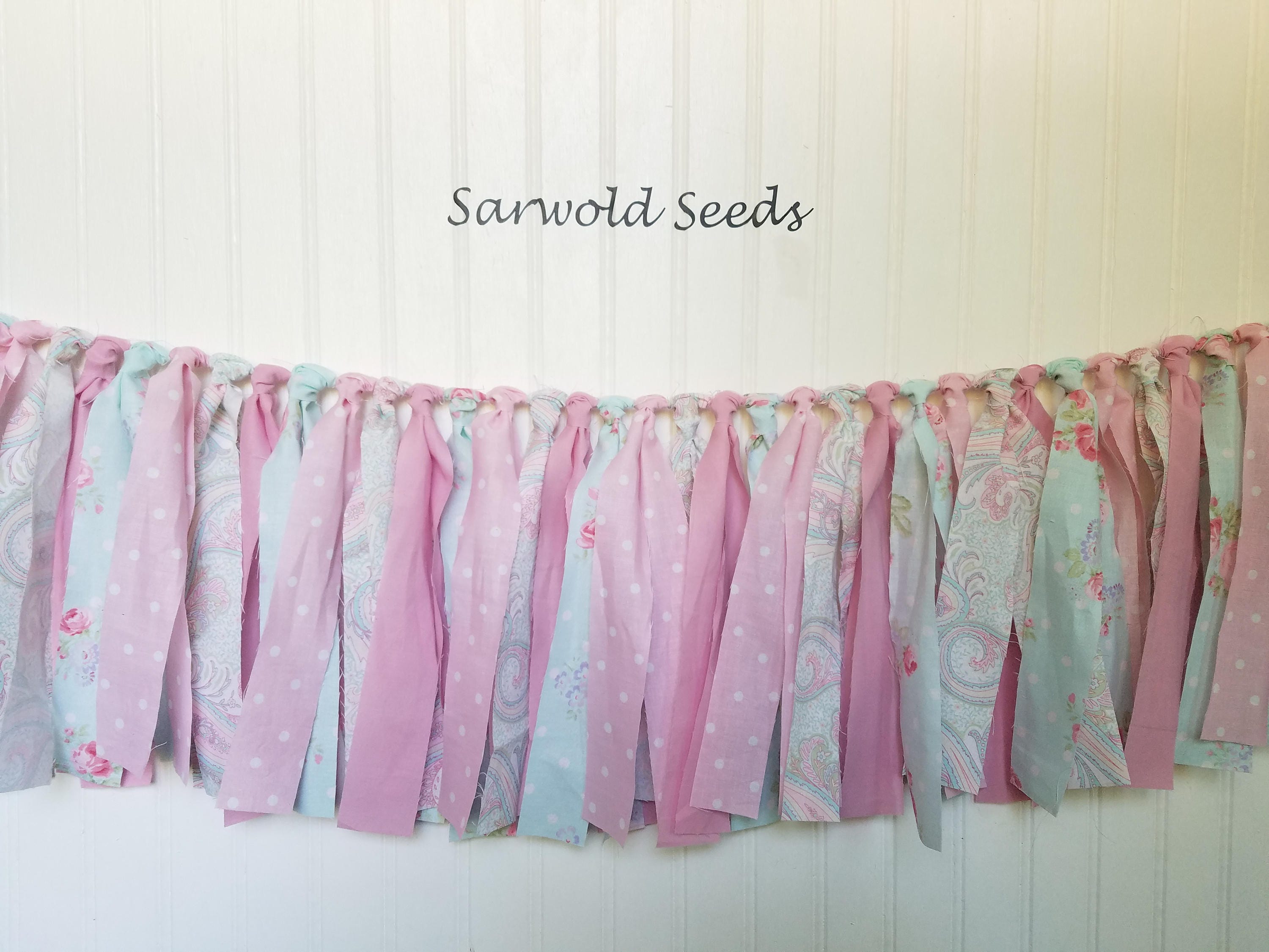 Pink, Aqua, Roses, Shabby Chic, Nursery, Birthday, Highchair, Cake ...