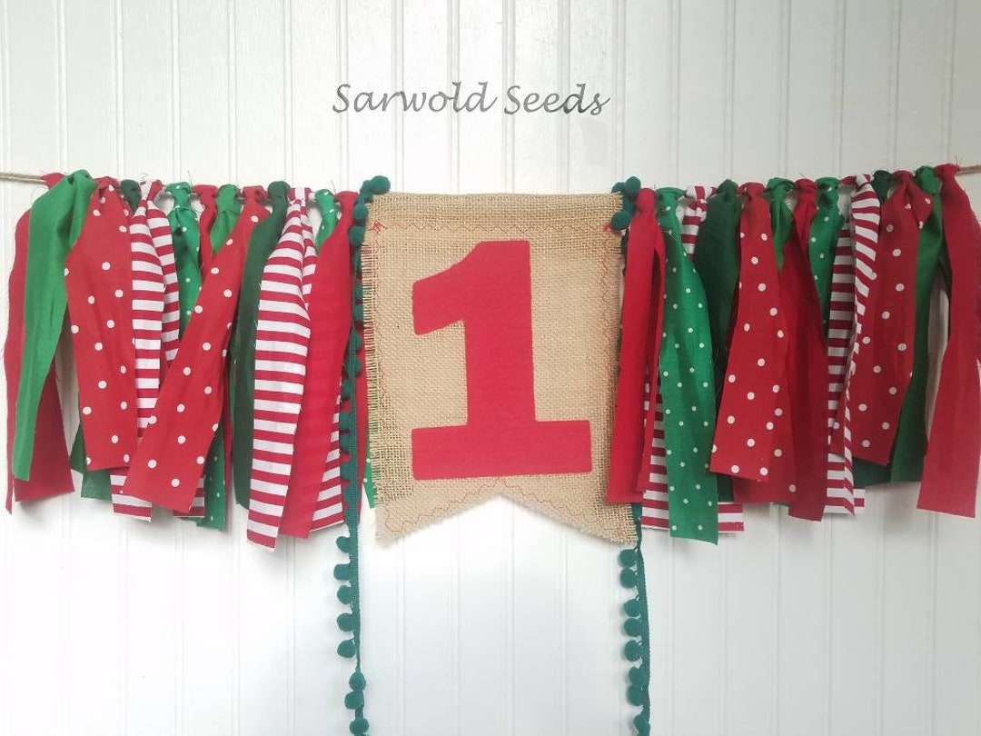 Christmas Birthday Banner, Santa Baby Birthday, Oh What Fun It is to Be ...