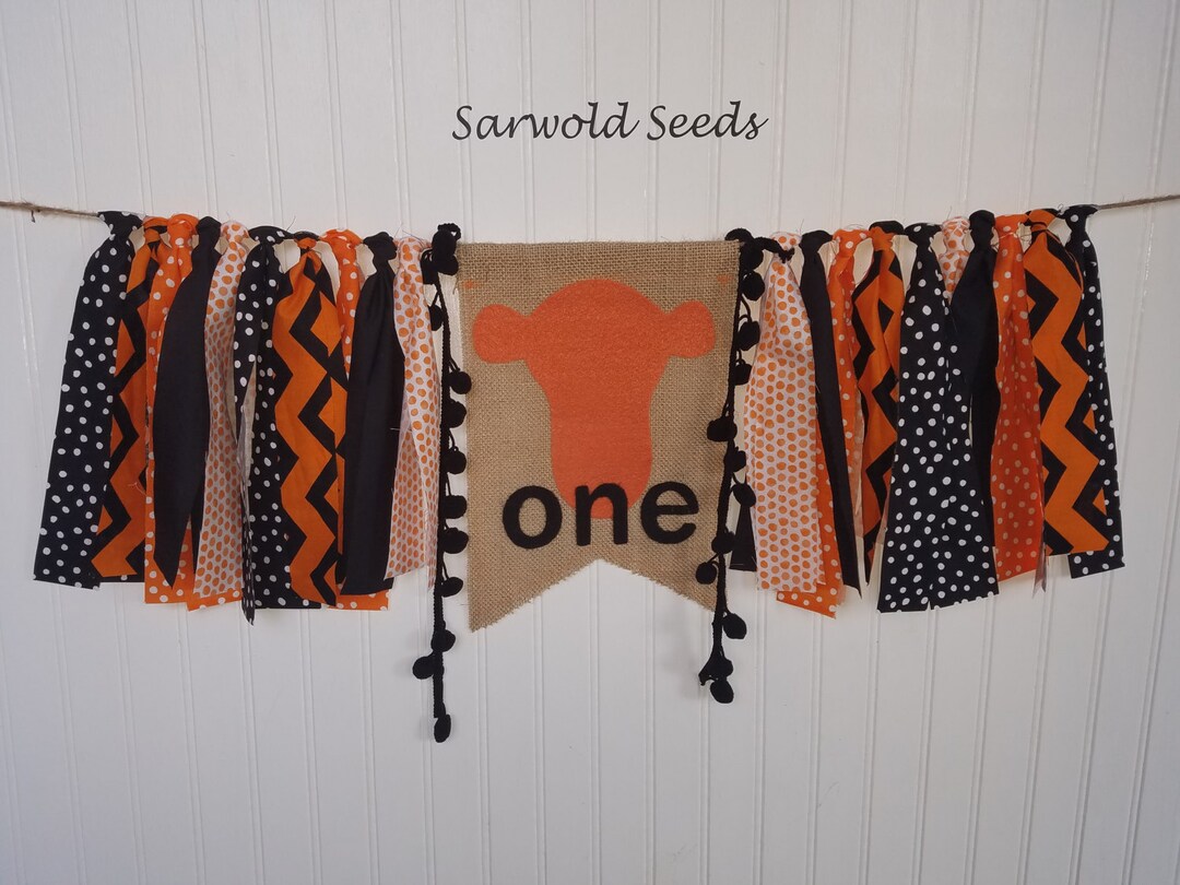 Tiger Fabric Banner, Birthday, Highchair, Cake Smash, Photo Shoot - Etsy