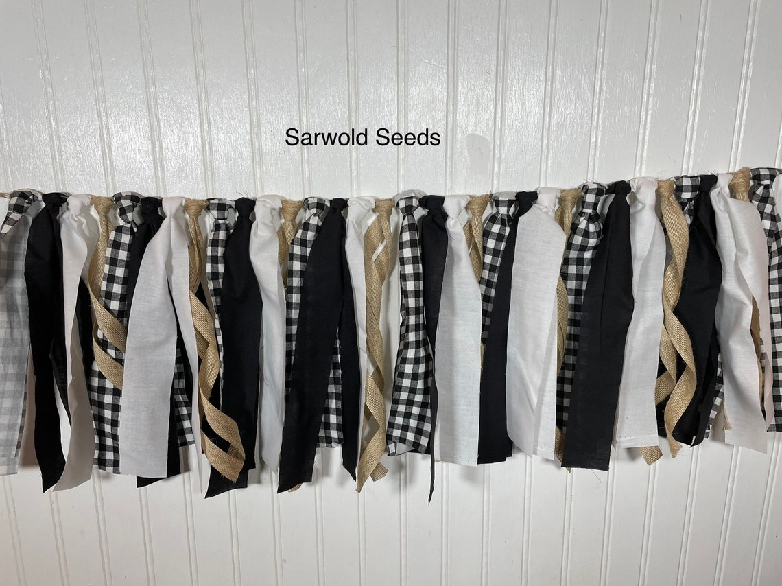 Black Buffalo Plaid With Burlap Banner Birthday Banner Wild - Etsy