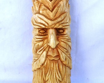 Viking wood carving | Etsy