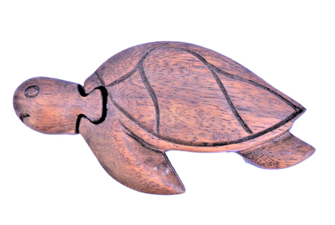 Turtle Puzzle Box, Wood Sculpture. - Etsy