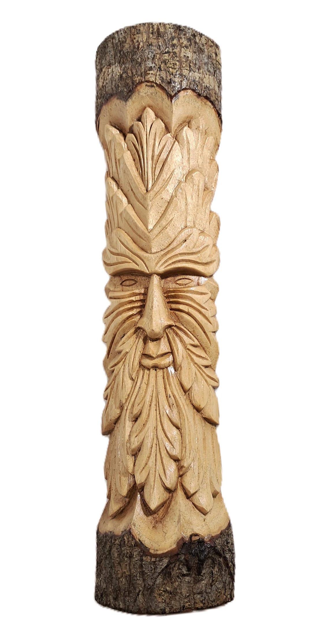 Viking Forest Spirit, Wood Carving. - Etsy