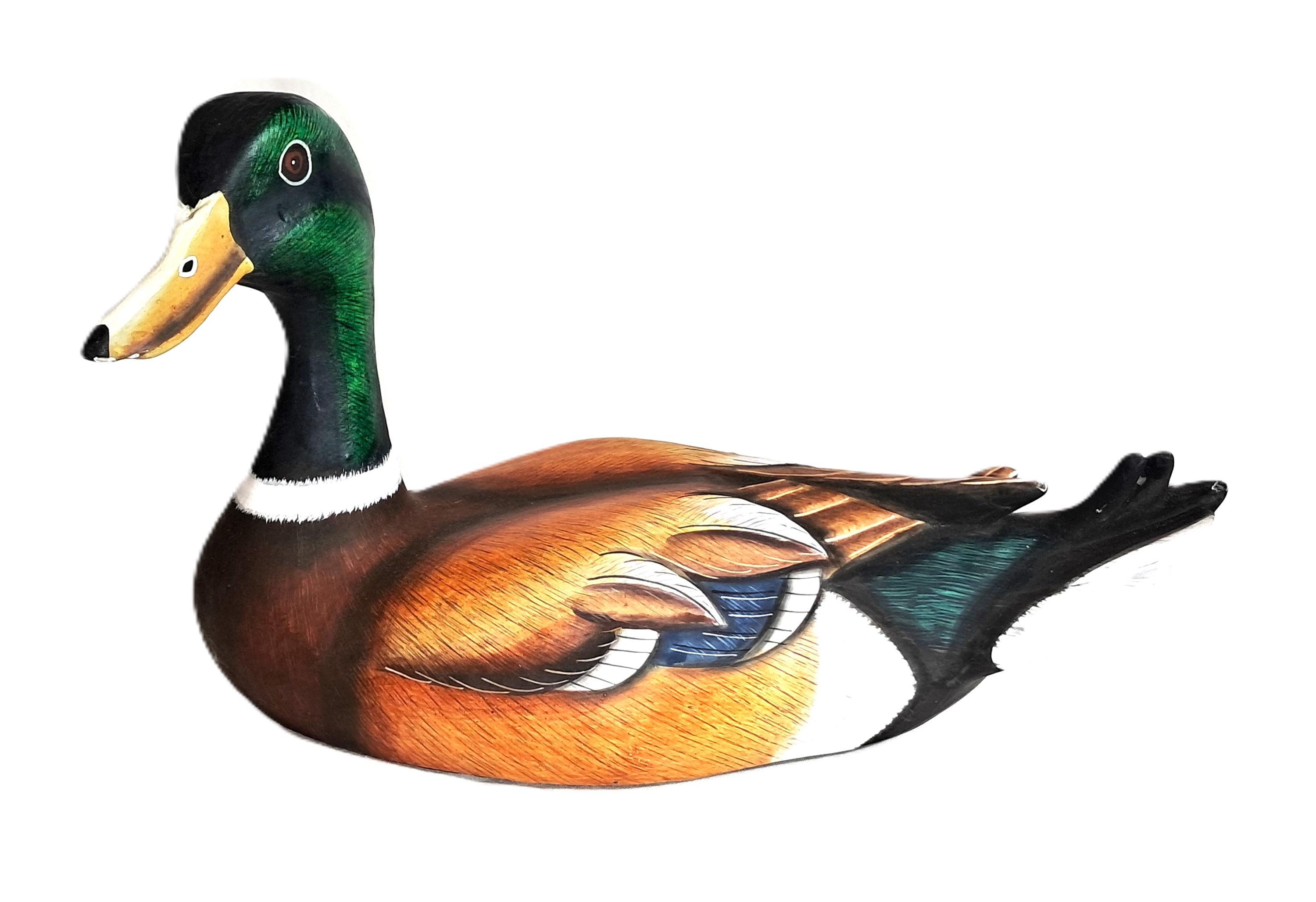 Duck Wood Carving, (mallard) Sculpture Number Dkml9.5. - Etsy