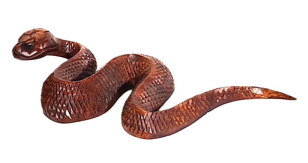 Snake Wood Carving, Sculpture #snk8_3. - Etsy