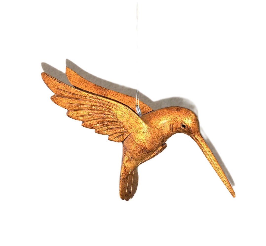 Hummingbird Wood Carving. - Etsy
