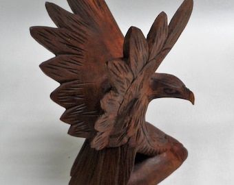 Eagle wood carving | Etsy