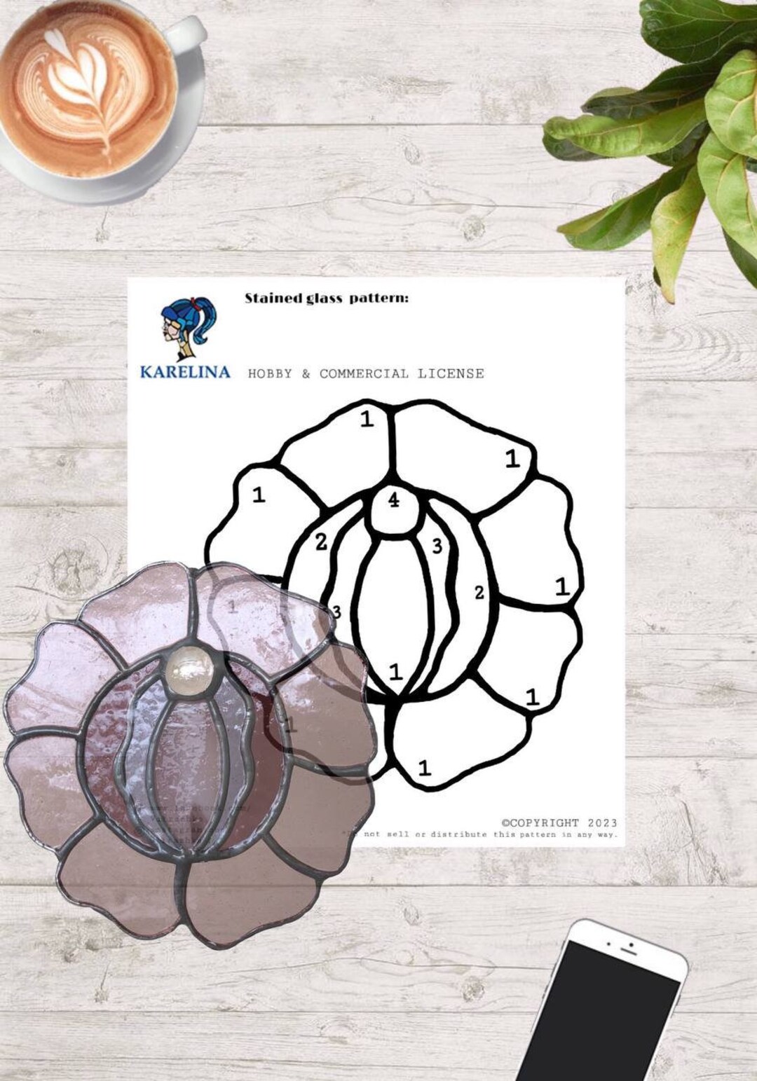 Vulva Vagina Pattern Stained Glass Yoni Pattern Stained Glass Patterns Printable Glasswork