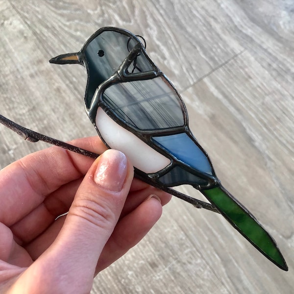 Magpie Garden Ornaments - Etsy UK