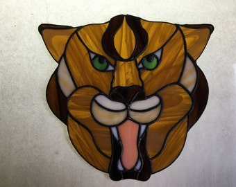 Stained glass tiger | Etsy