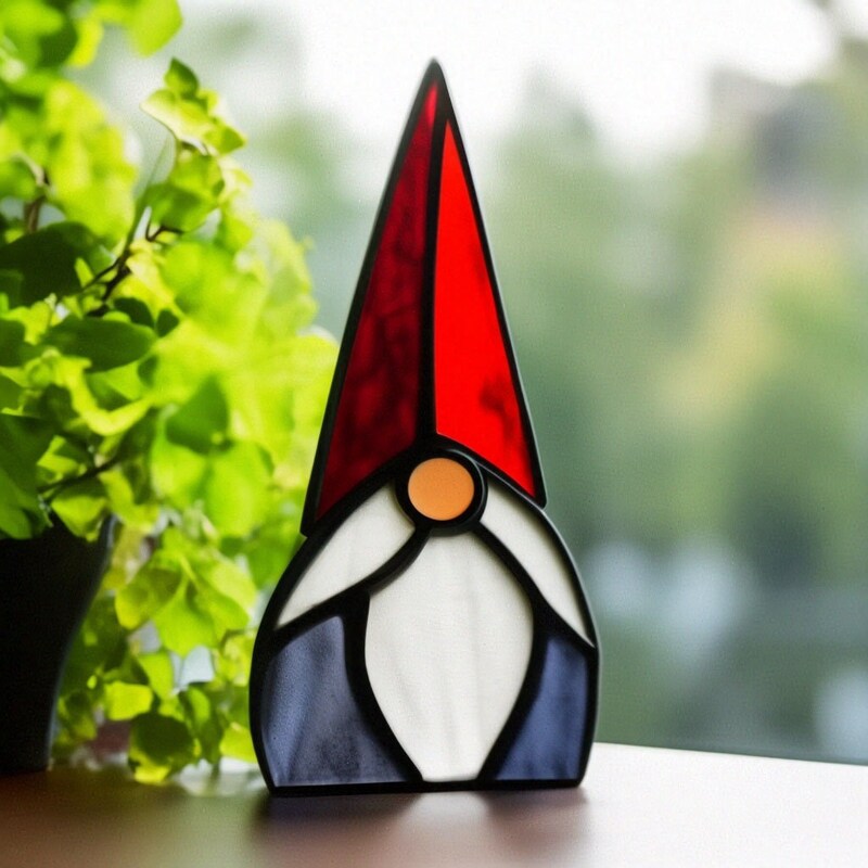 Stain Glass Gnome - Etsy