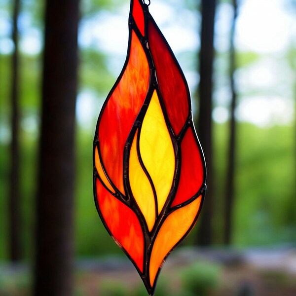 Stained Glass Fireplace - Etsy