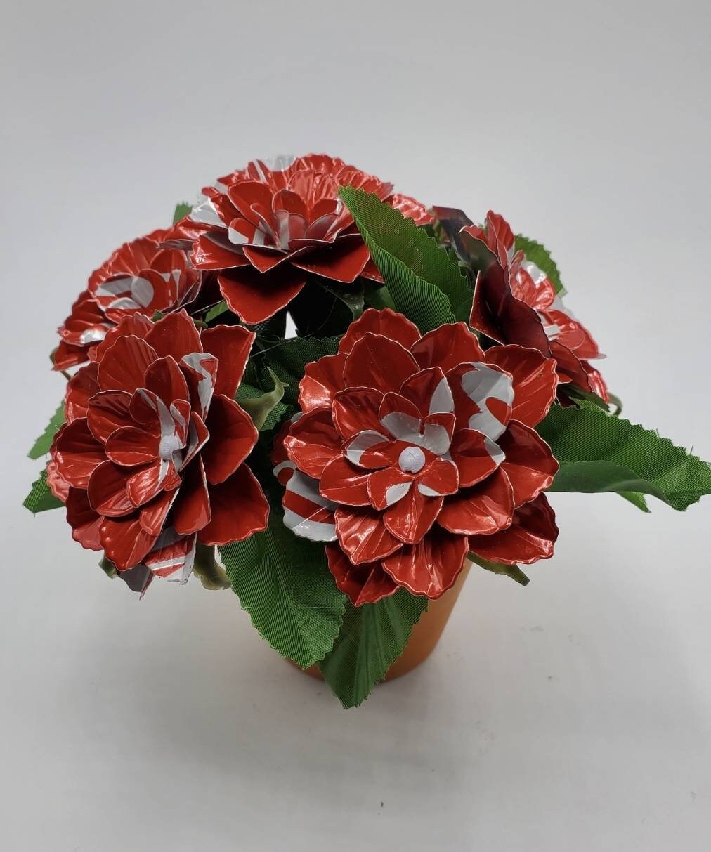 Bouquet of Aluminum Can Rose Flowers, Coca Cola, Mother's Day ...