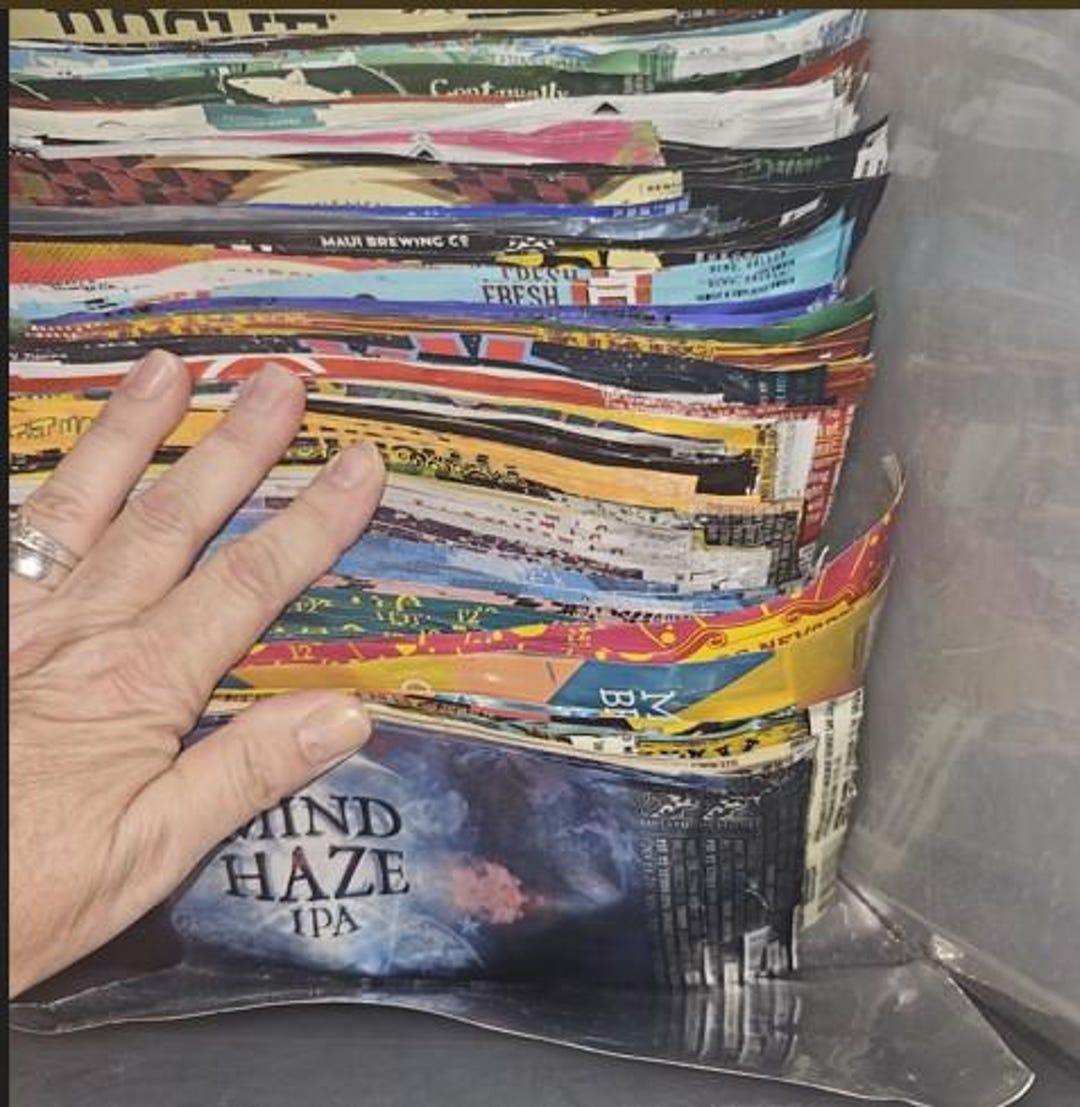 SALE! Pre-cut and Flattened Aluminum Cans for Crafts, Can Flower, for ...