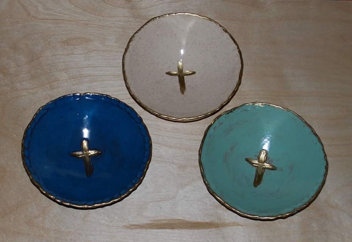 Handmade Pottery Prayer Bowl With 30 Prayer Intention Cards. - Etsy