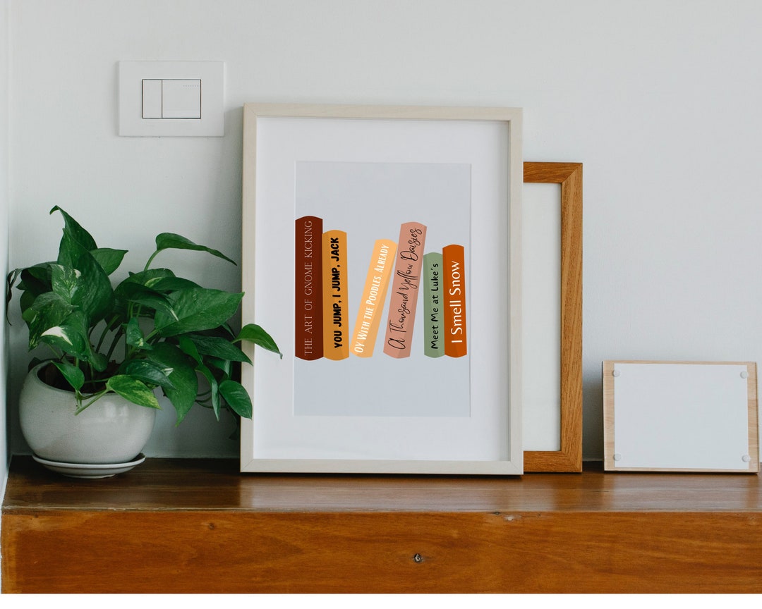 Gilmore Girls Wall Art, Books, Quotes, TV Series, Lorelai, Rory, Art ...