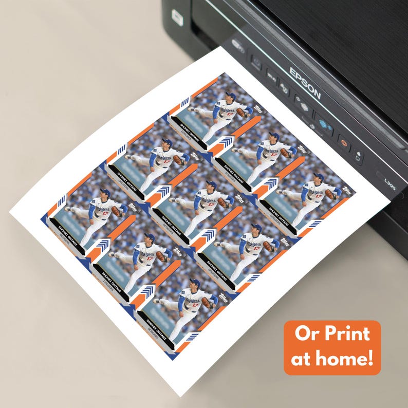 Baseball Sports Trading Card Canva Template | Editable Player Card ...