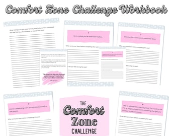 30-day to Leave Your Comfort Zone Challenge Done for You Visual Task ...